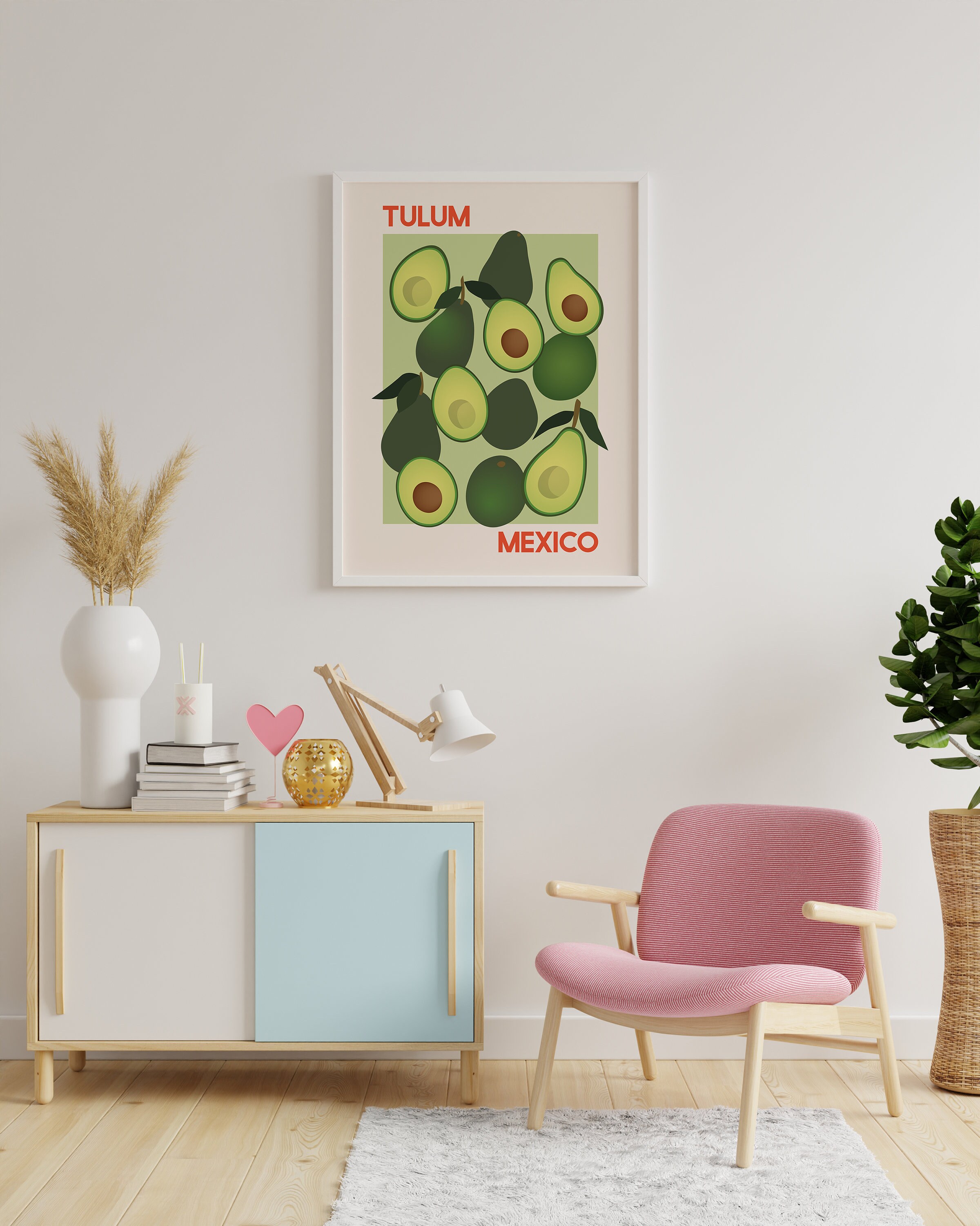 Avocado Tulum Mexico Print Digital Art Download Avocados - Etsy