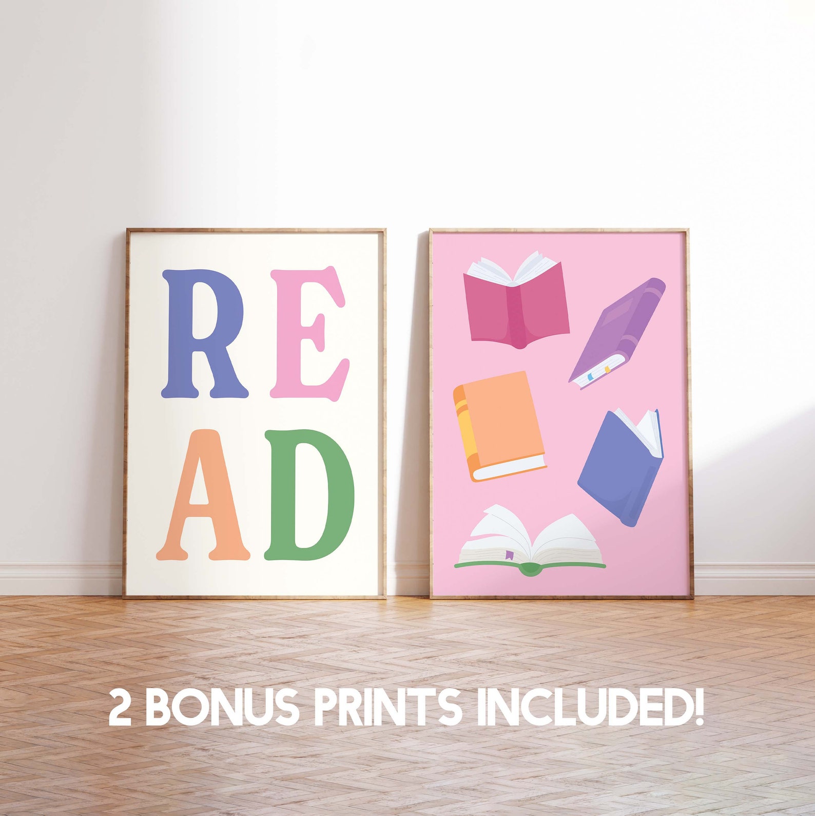 Book Lover Gallery Wall Digital Art Download Book Club Decor Trendy ...