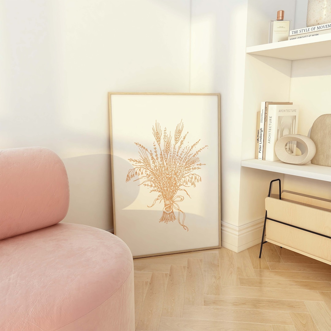 Fall Harvest Print | Digital Art Download | Rustic Farmhouse Decor ...