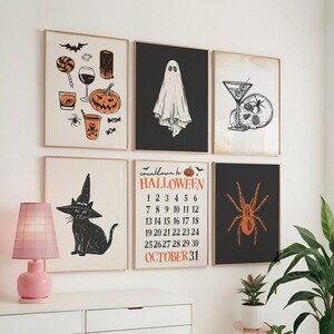 Halloween Wall Art Mega Bundle, Digital Art Download, 30+ Printables ...