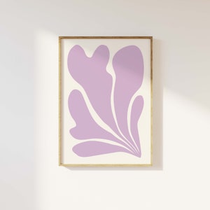 Purple Abstract Print | Digital Art Download | Trendy Purple Purple ...