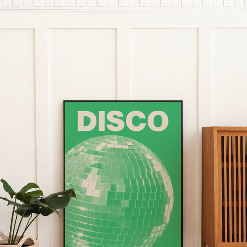Disco Print Disco Poster Trendy Wall Art Digital Download - Etsy