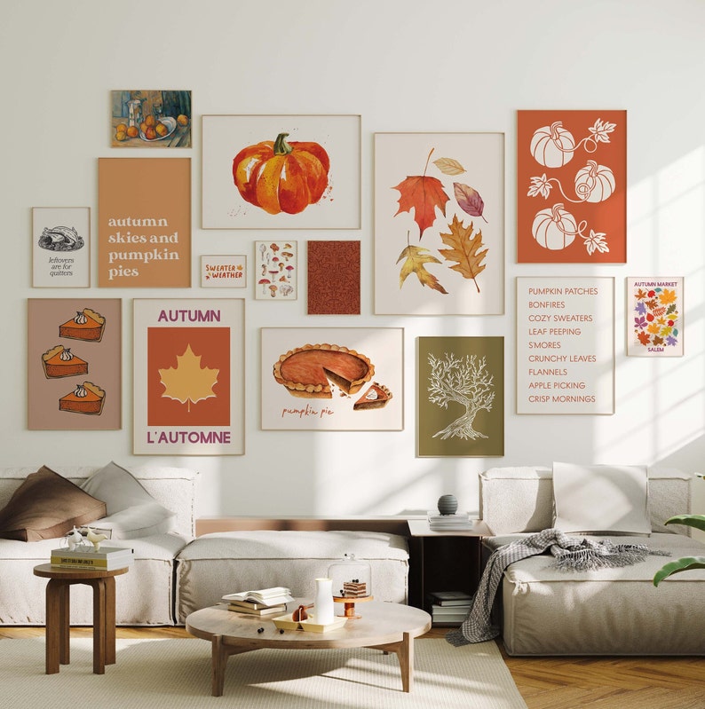 Fall Art Prints Mega Bundle, Digital Art Download, 30+ Printables ...