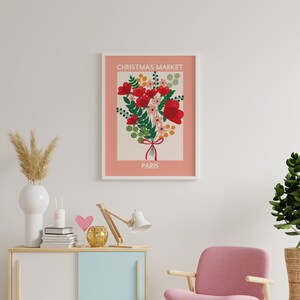 Set of 6 Christmas Gallery Wall | Digital Art Download | Colorful ...