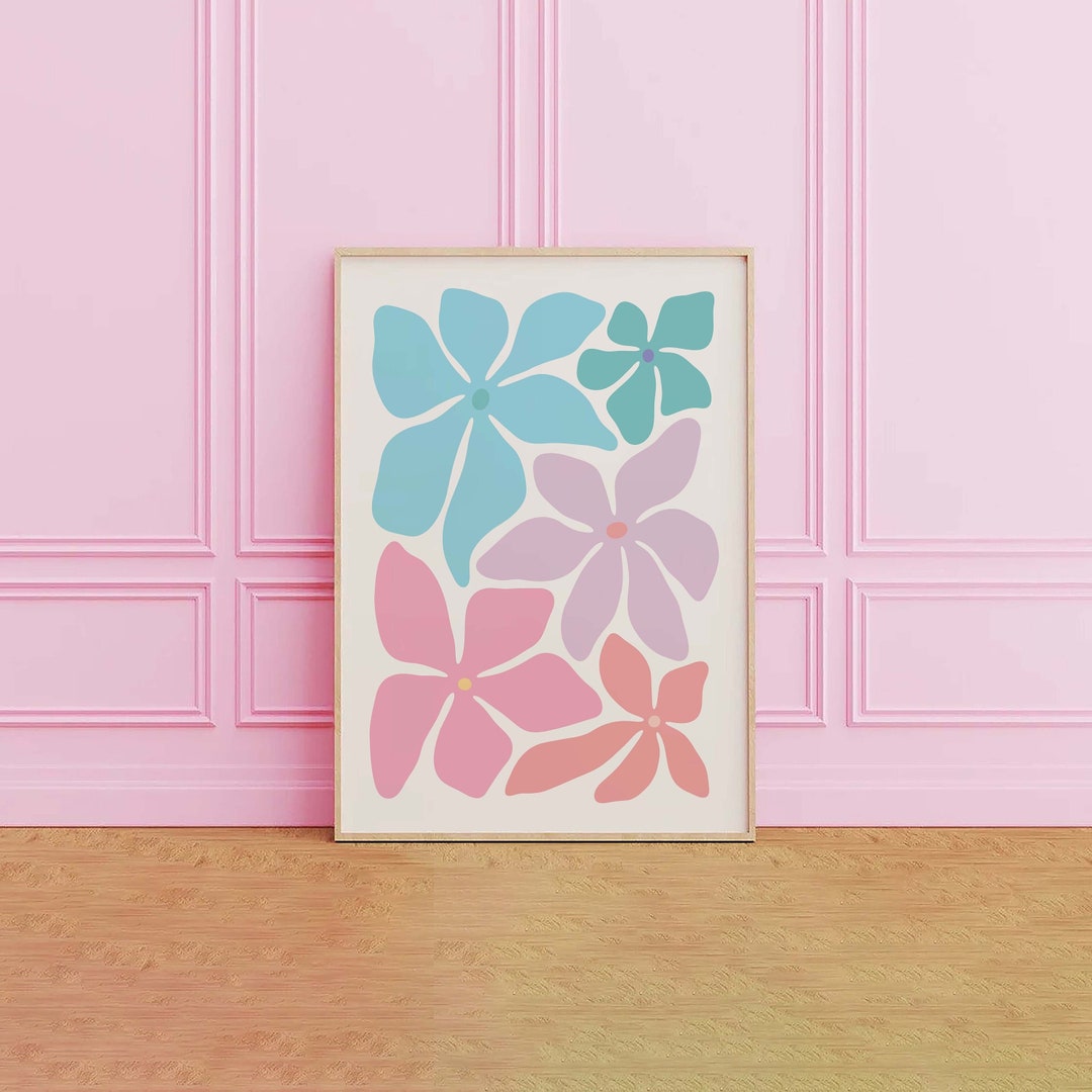 Abstract Floral Print | Digital Art Download | Flower Printable Wall ...
