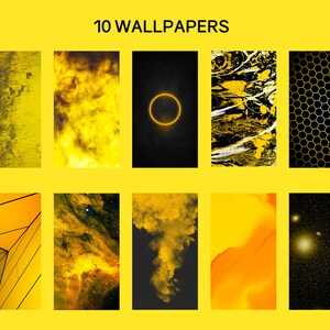 Ios Black & Yellow App Icons Set | 460+ Yellow and Black Minimal Ios 14 ...