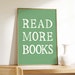 Read More Books Print | Digital Art Download | Cute Library Decor ...