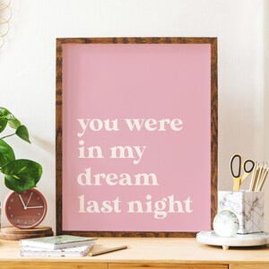 Set of 6 Pink Print Gallery Wall Digital Art Download Boho - Etsy