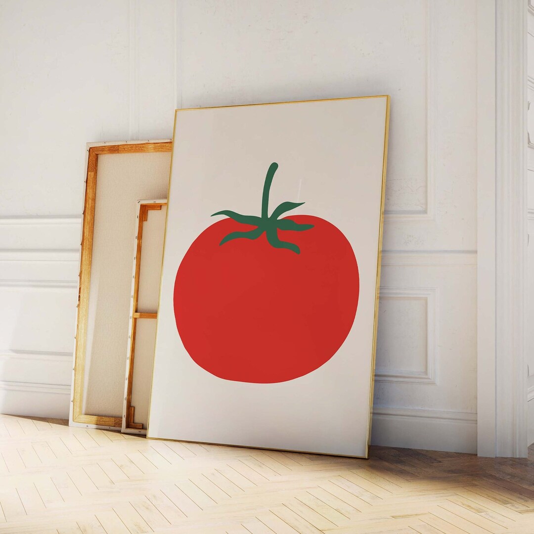 Tomato Print Digital Art Download Pomodoro Tomato Wall Art Italian ...