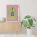 Whiskey Cocktail Print Digital Art Download Cute Pink - Etsy