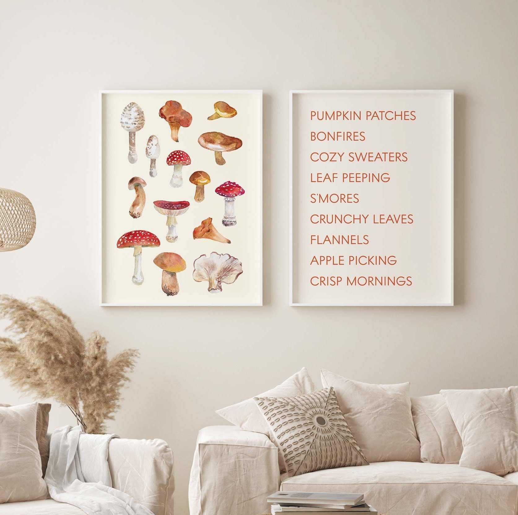 Fall Gallery Wall, Digital Art Download, 10 Printables, Rustic Fall Art ...