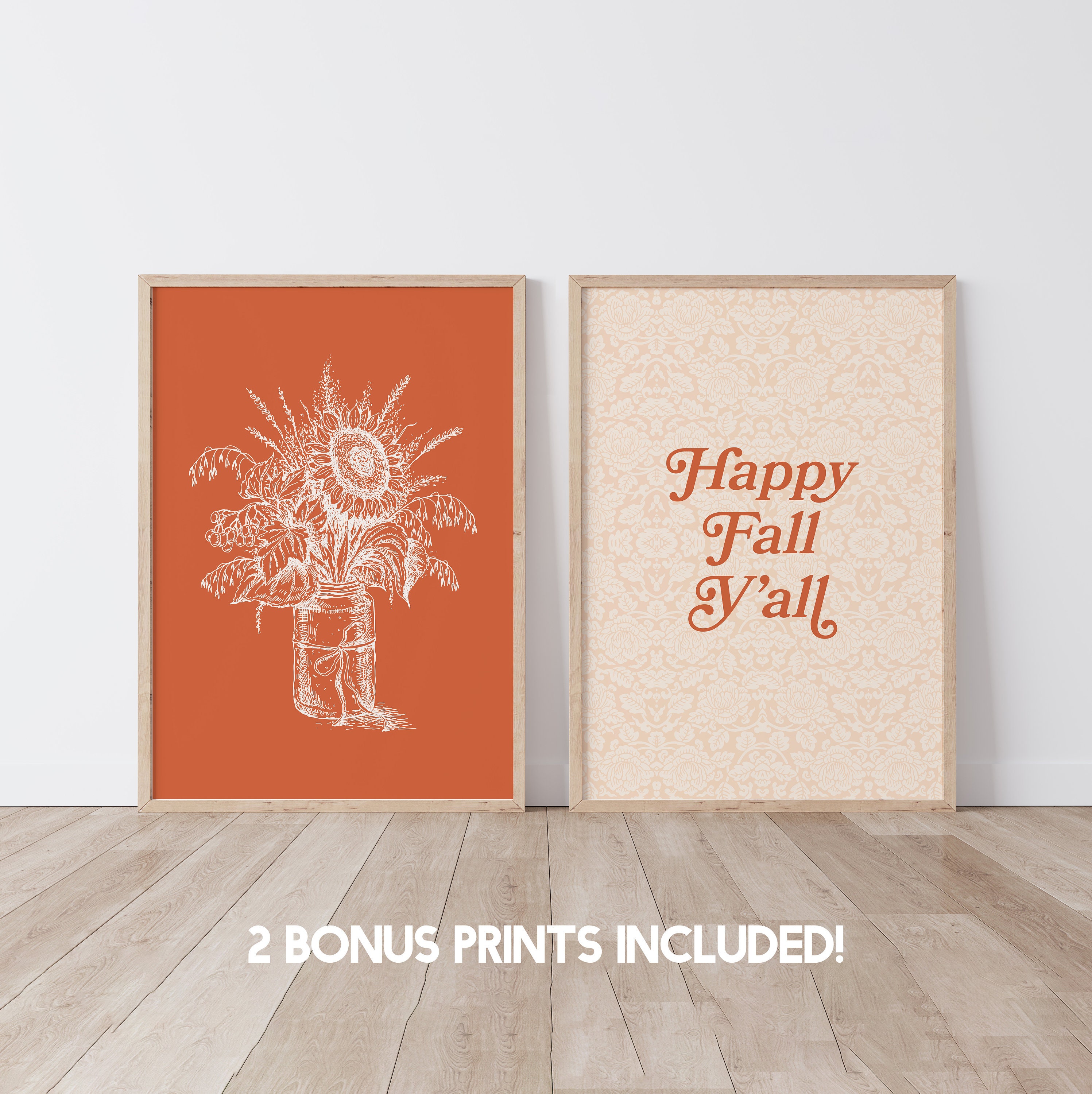 Fall Gallery Wall | Digital Art Download | 10 Printables | Rustic Fall ...