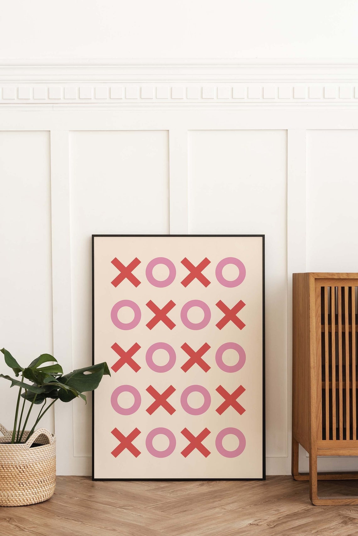 XOXO Print Digital Art Download Cute Valentine's Print - Etsy