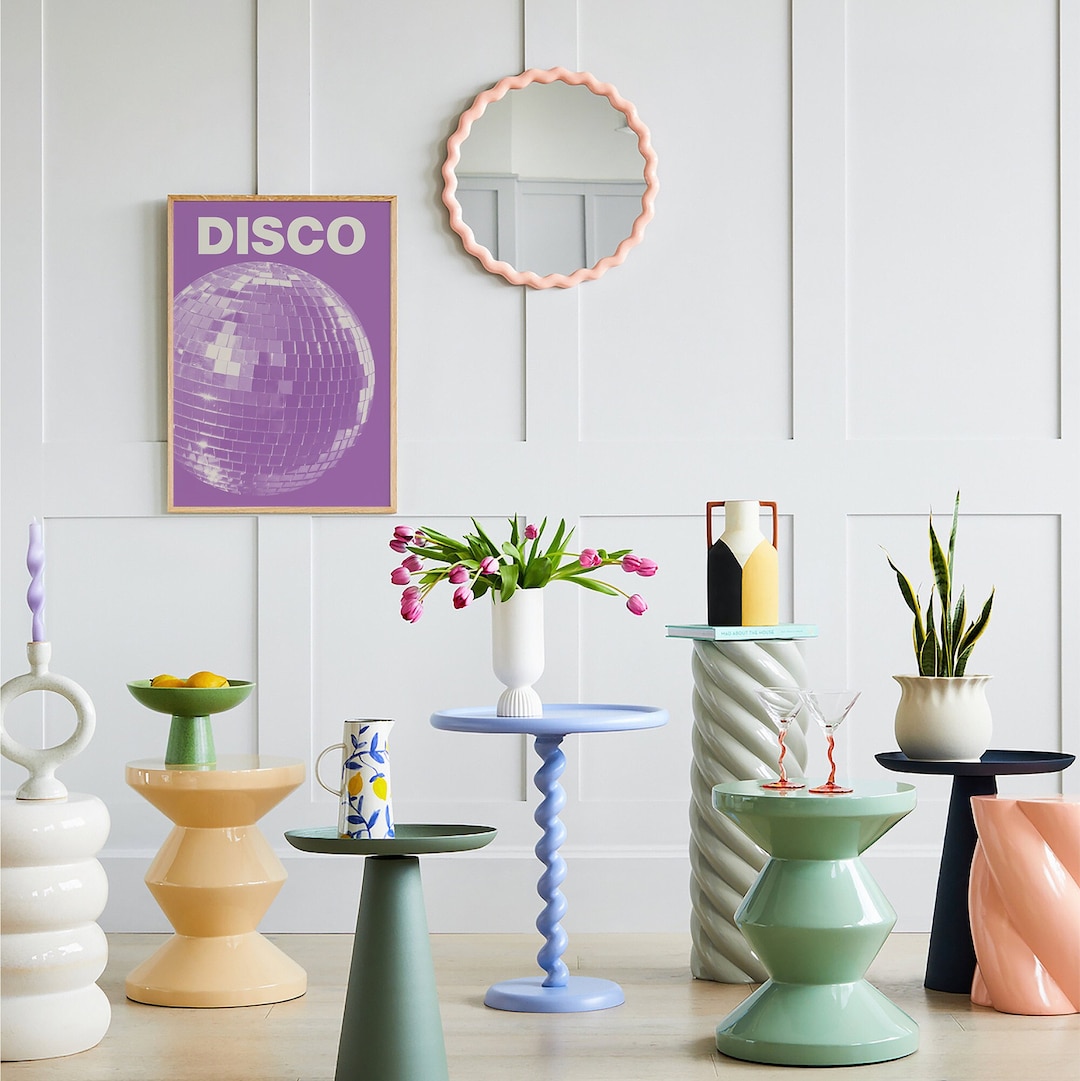 Purple Disco Print | Digital Art Download | Purple Disco Ball ...