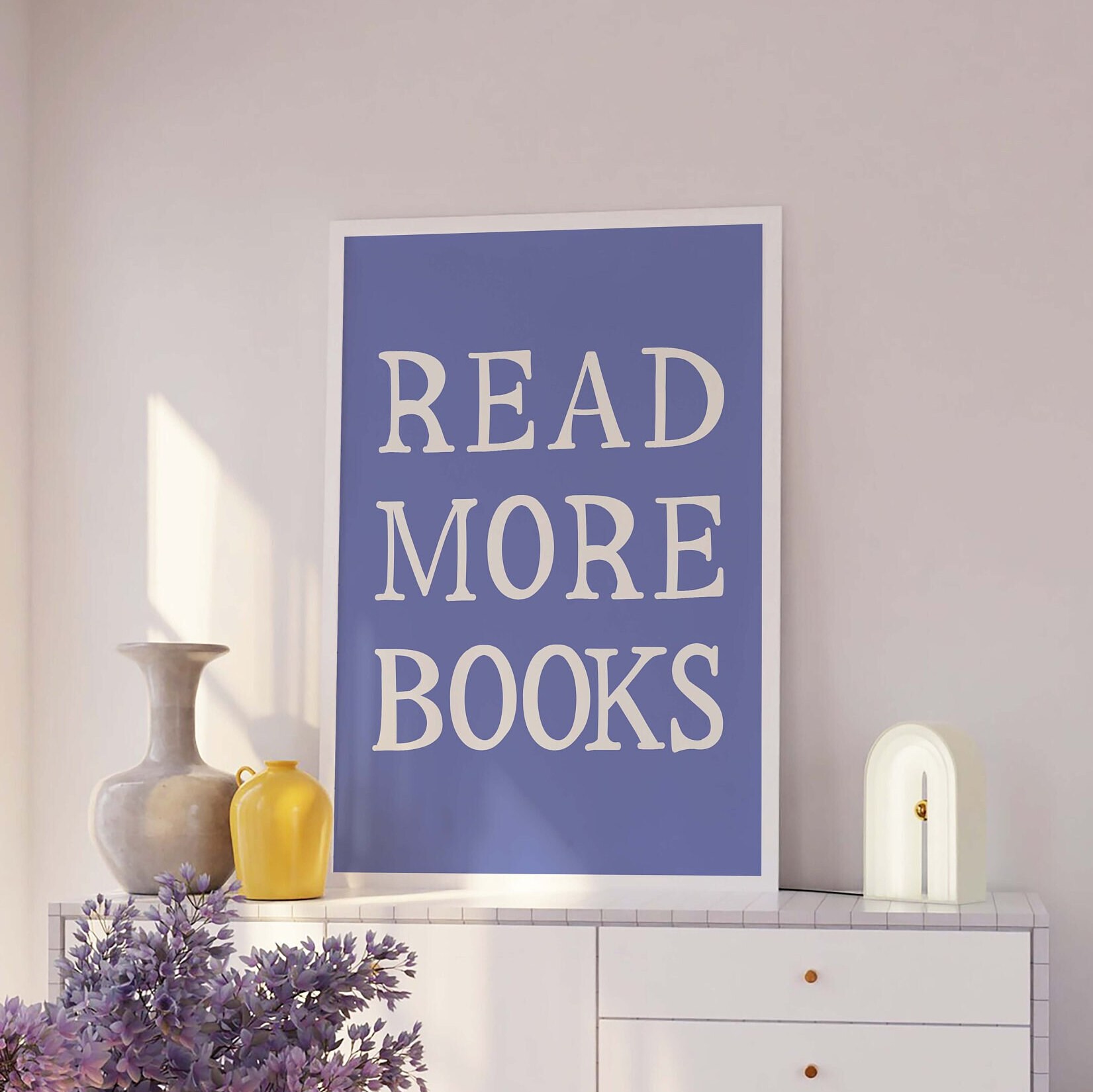 Read More Books Print | Digital Art Download | Cute Library Decor ...