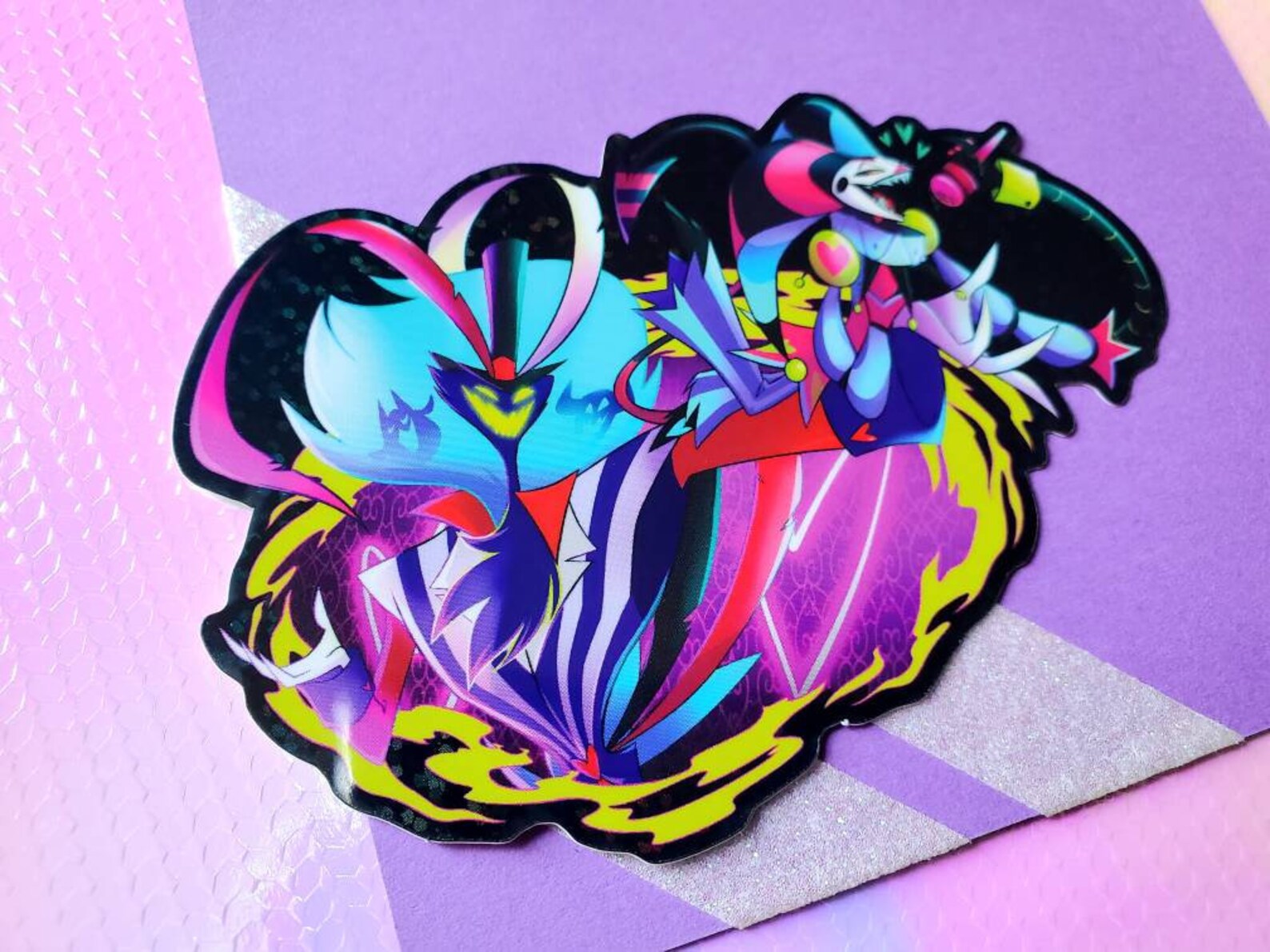 Helluva Boss Fizzarolli and Ozzie Stickers 7 Designs | Etsy