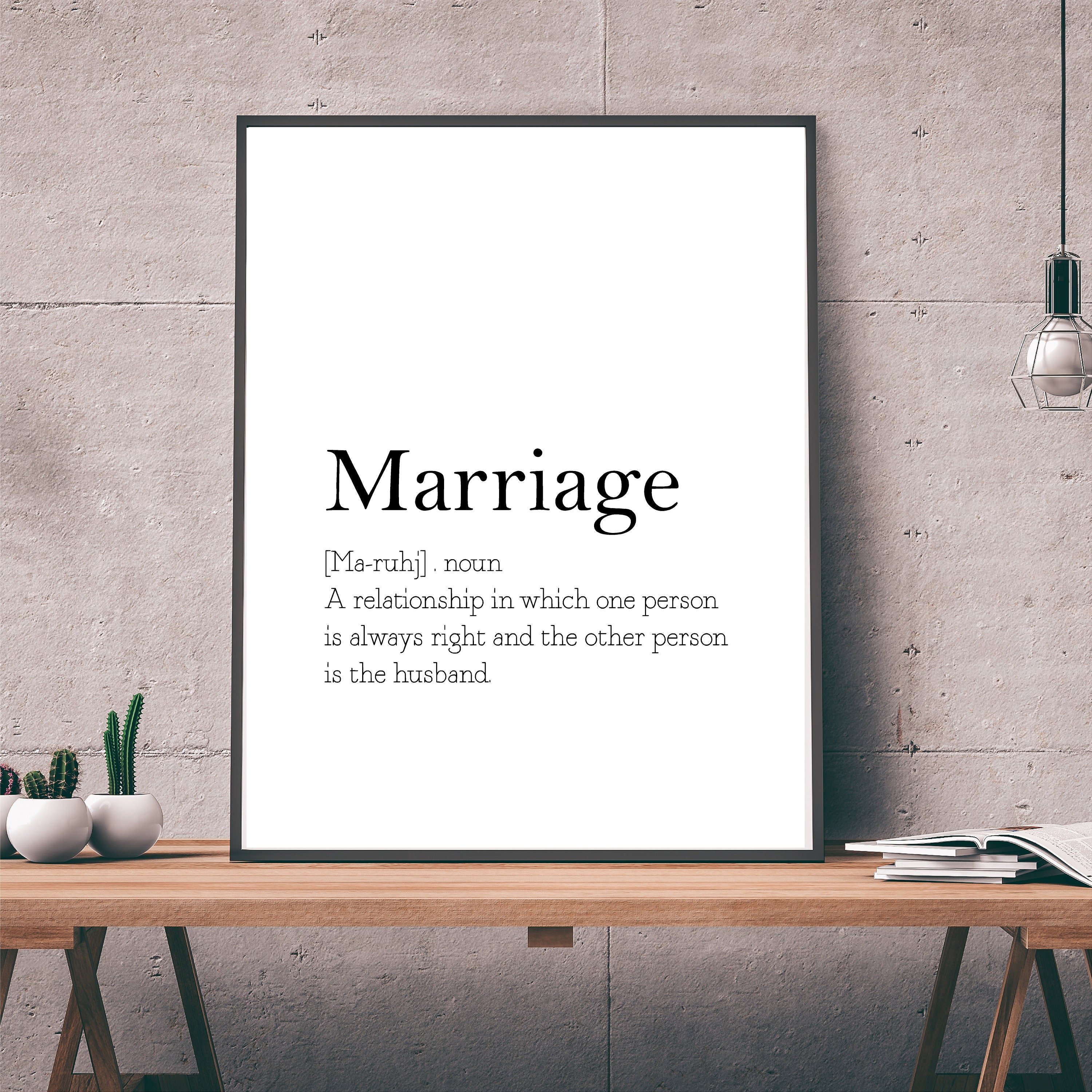 Marriage Definition Print, Dictionary Print, Wall Art, Digital Download ...