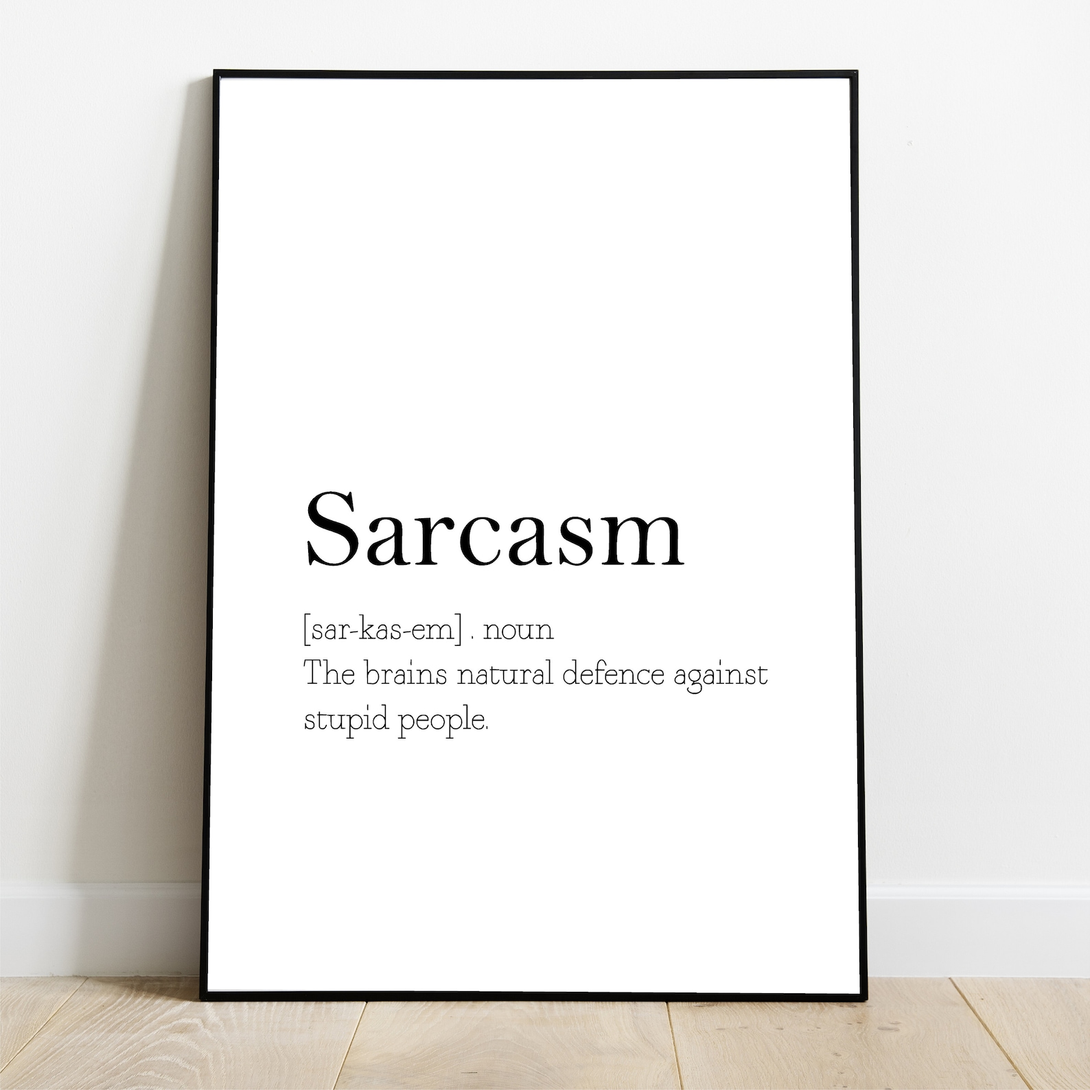 Sarcasm Print Definition Wall Art Funny Definition Print - Etsy