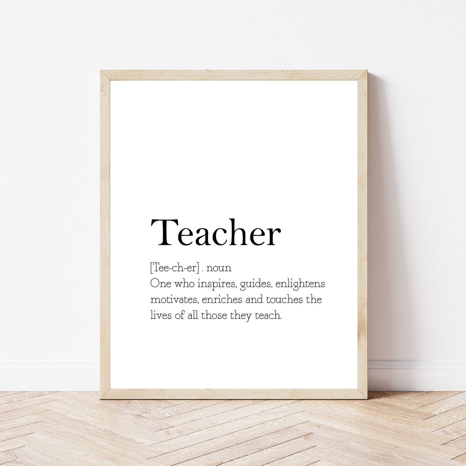 Teacher Definition, Teacher Wall Art, Teacher Poster, Teacher Gift - Etsy