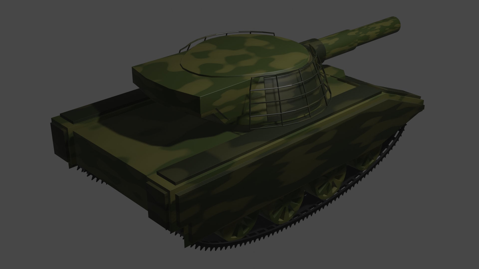 Blender 3D Model Tank - Etsy