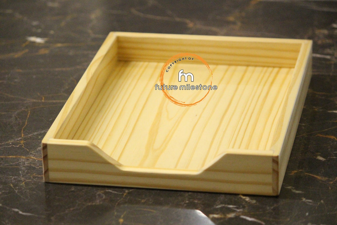 Paperwork Box Office Organizer Outbox Inbox Wood Tray A4 Paper - Etsy