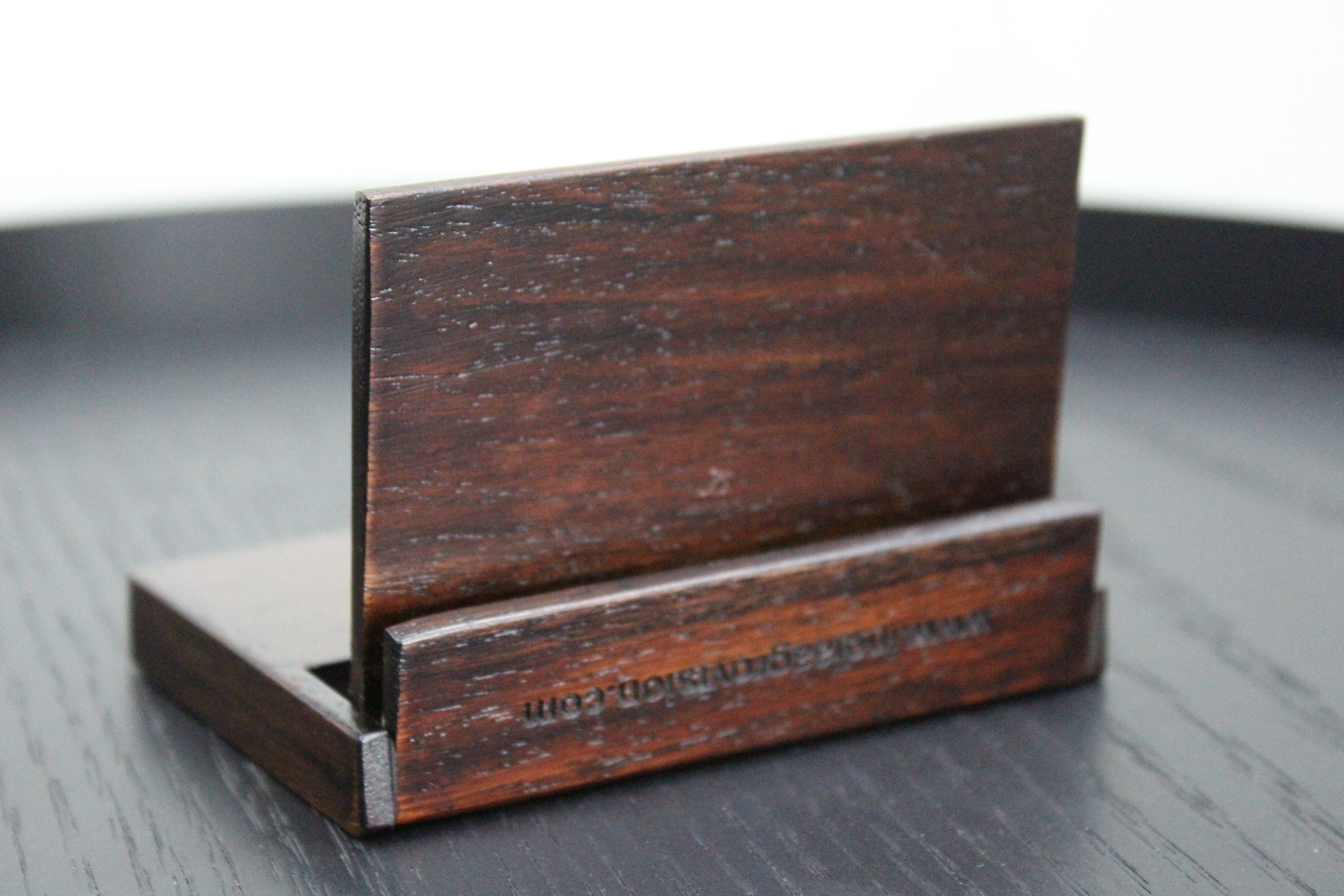 Personalized Business Card Case Wood Card Case With Brass - Etsy