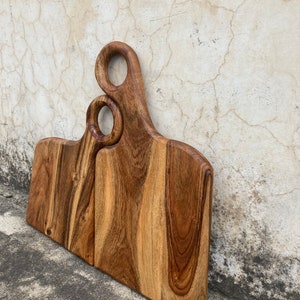 Acacia Wood Cutting Board Set: Handcrafted Cuddling Boards - Etsy