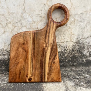 Acacia Wood Cutting Board Set: Handcrafted Cuddling Boards - Etsy