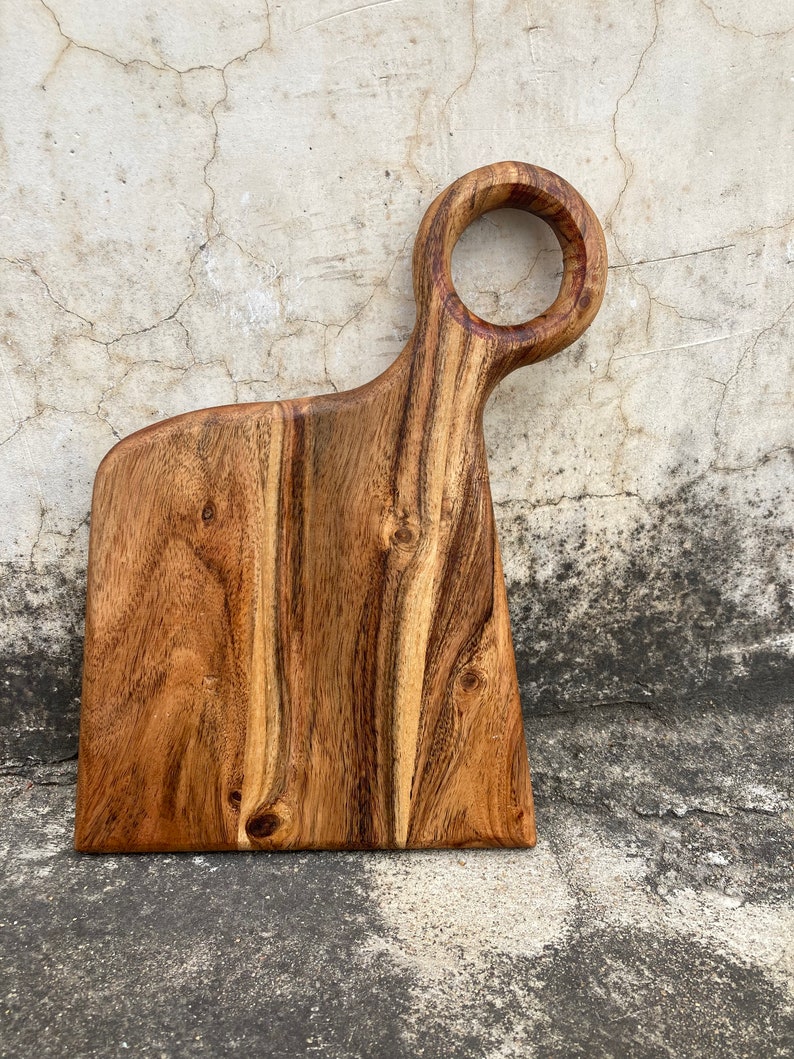 Acacia Wood Cutting Board Set: Handcrafted Cuddling Boards - Etsy