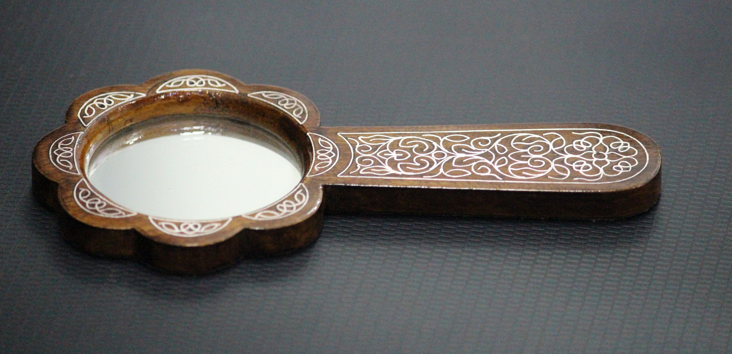 Hand Mirror Vanity Hand Mirror Wooden Mirror Handmade - Etsy