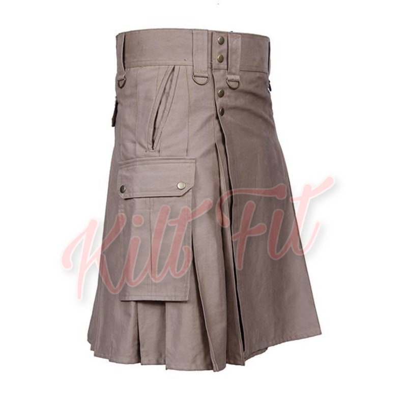 Modern Handmade Men's Utility Kilt 6 Pockets | Etsy