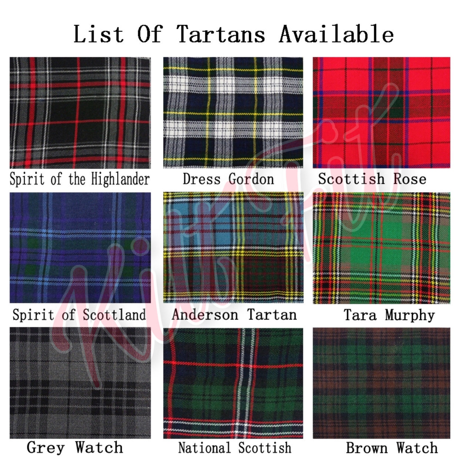 Scottish Handmade Traditional Highland Tartan Kilt FLY - Etsy