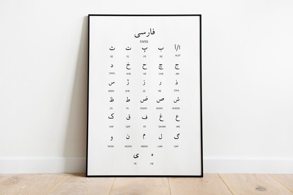 Farsi Alphabet In Order