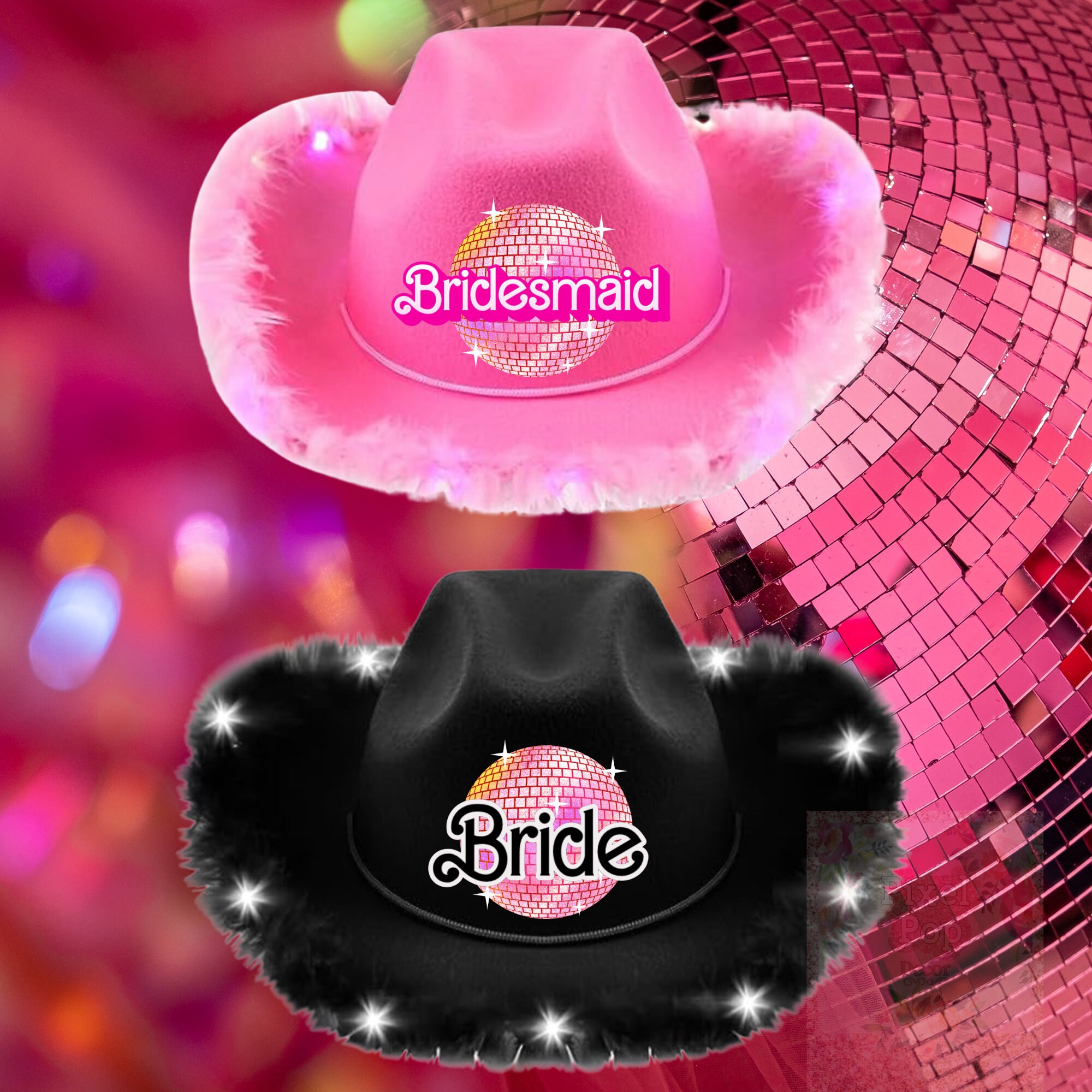 Rodeo Bachelorette Theme Cowboy Hat, Lets Go Girls, Personalized Cowboy ...