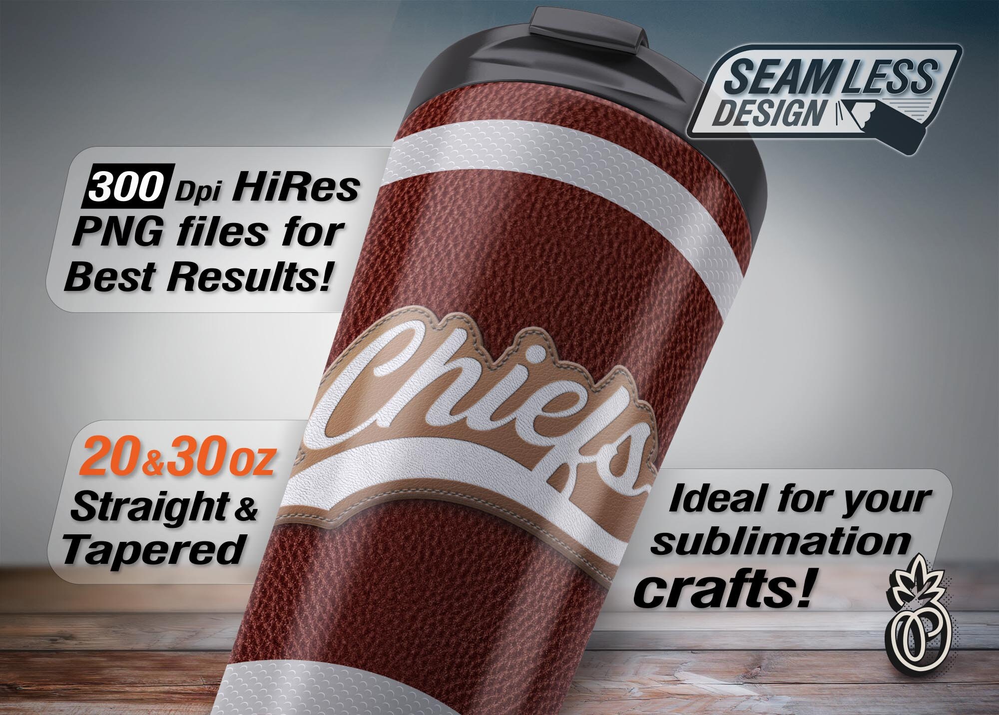Chiefs Tumbler Wrap 20oz Skinny Tumbler 20oz Chiefs Tumbler - Etsy