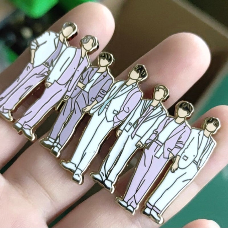 Bts Enamel Pin - Etsy