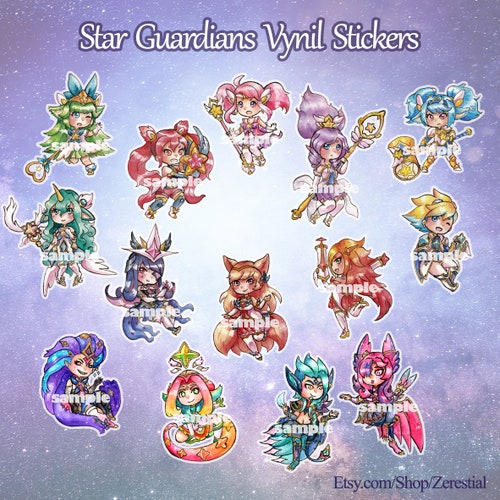 Star Guardian Badge Set - Etsy