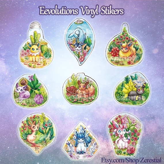 Eevolution Vinyl Sticker - Etsy