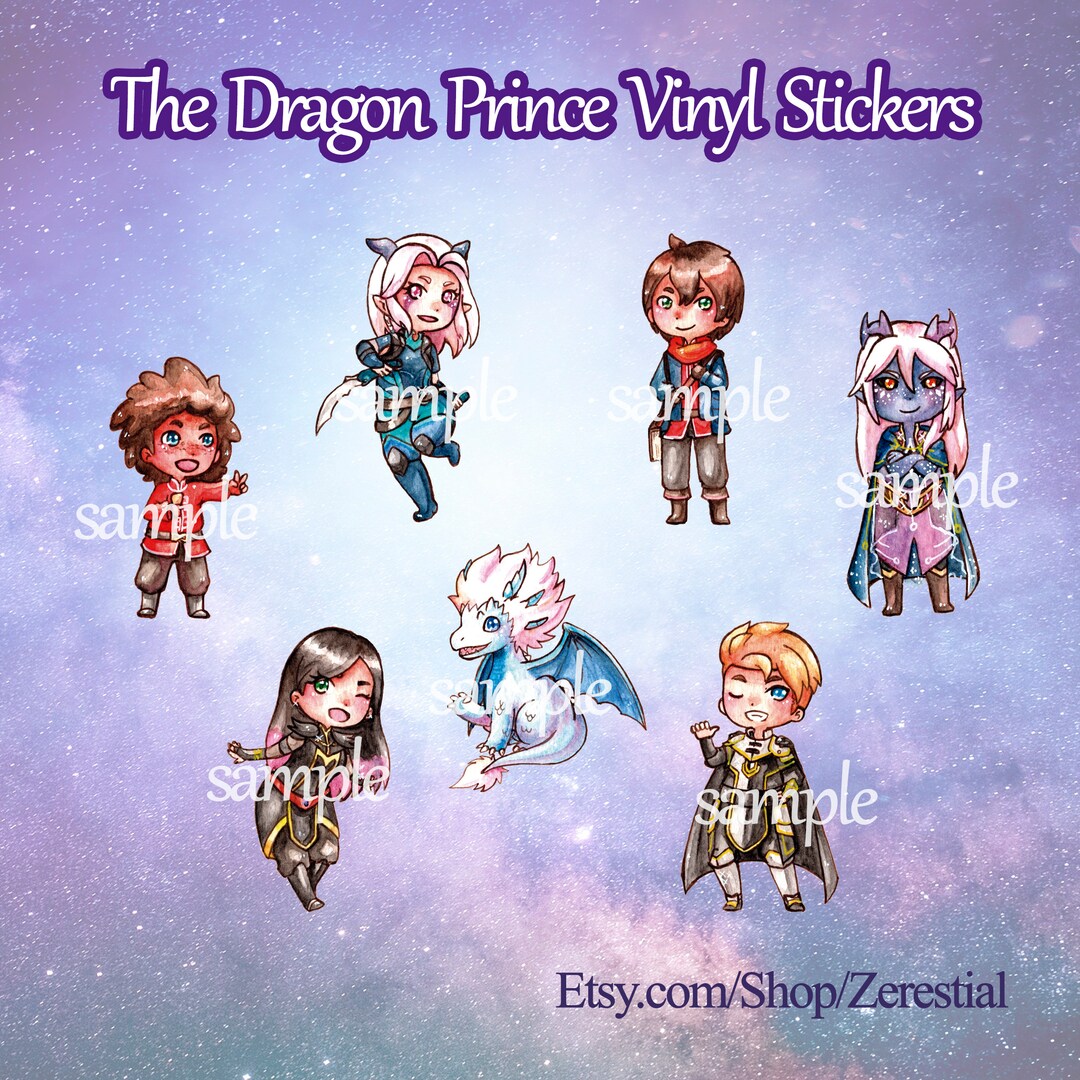 The Dragon Prince Vinyl Stickers - Etsy