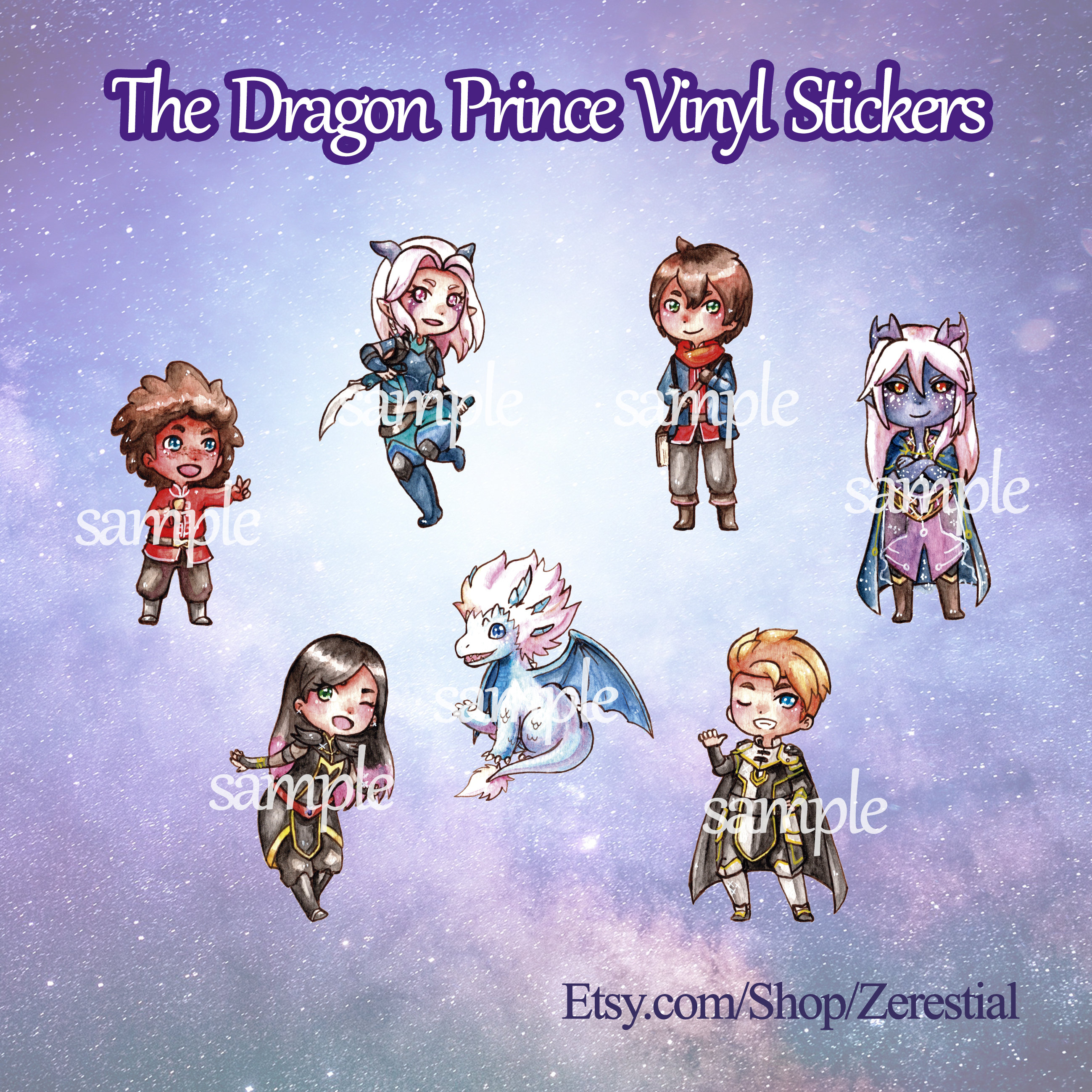 The Dragon Prince Vinyl Stickers - Etsy