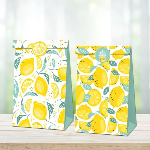 Lemon Favor Boxes - Etsy