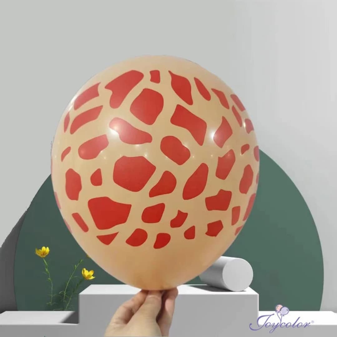 Giraffe Print Balloons,safari Balloons,animal Print Balloons,party ...