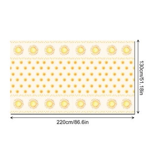 Sun Theme Party Tablecloth,first Trip Around the Sun Birthday,little ...