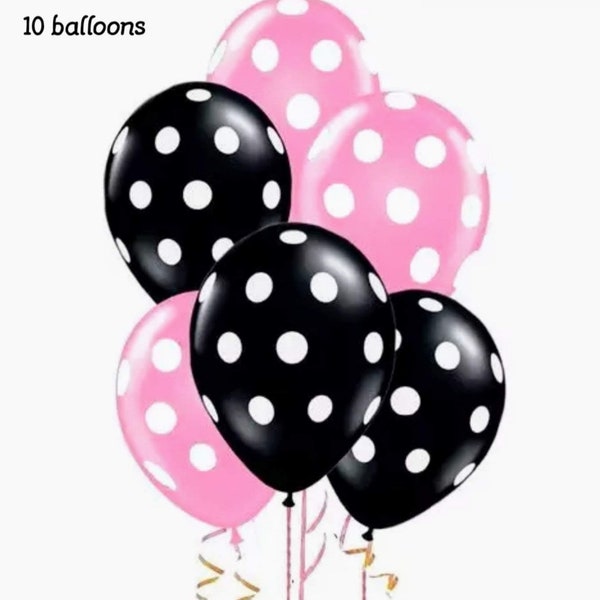 Polka Dot Balloons - Etsy