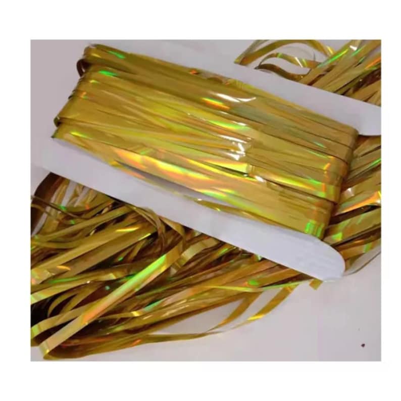 3 Packs Gold Fringe Foil Curtains for Party Photo Backdrop, Wedding ...