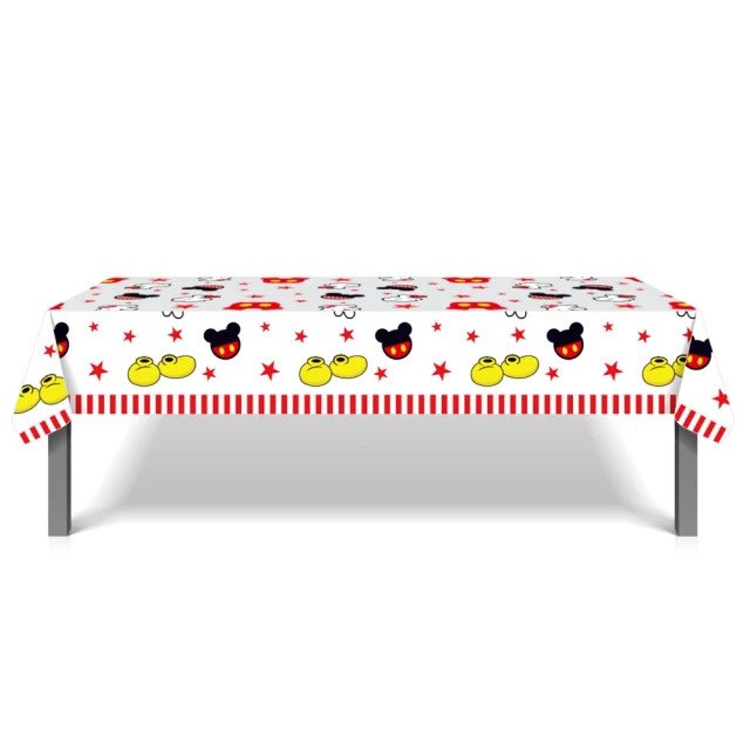 Mouse Theme Disposable Tablecloth,mouse Party Table Cover,birthday ...
