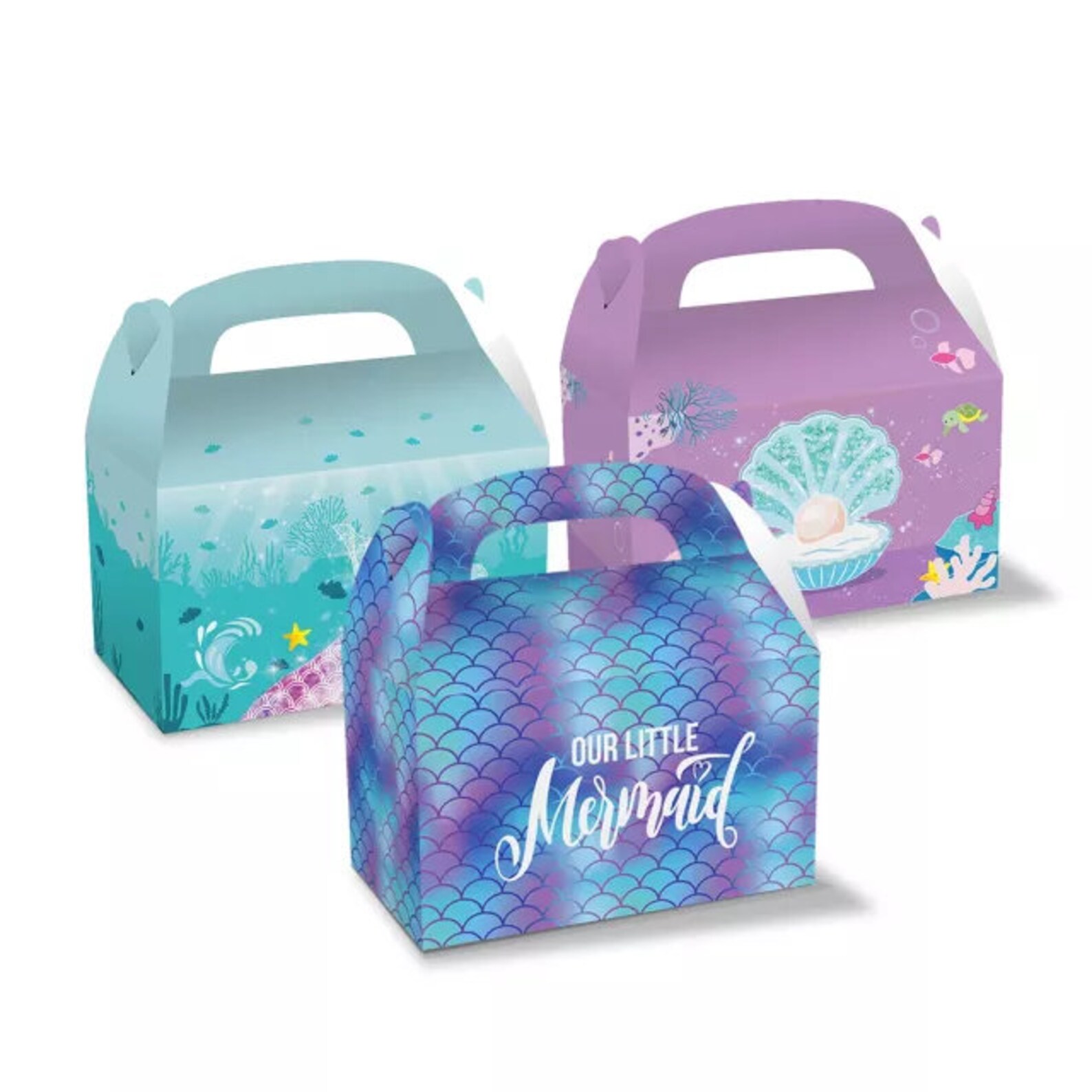 Mermaid Party Favors Boxes Gift Boxes Candy Boxes Treat - Etsy