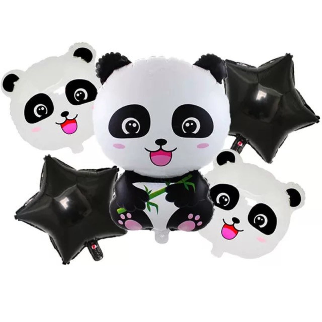 Panda Foil Balloon Party Decoration Set - Etsy