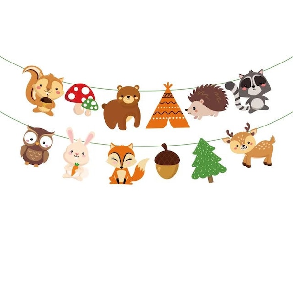 Woodland Banner - Etsy