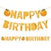 Orange Citrus Happy Birthday Banner, Little Cutie Theme Birthday ...